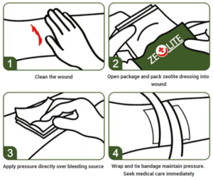 Rapid Hemostatic Gauze for Military - PerfectSeal